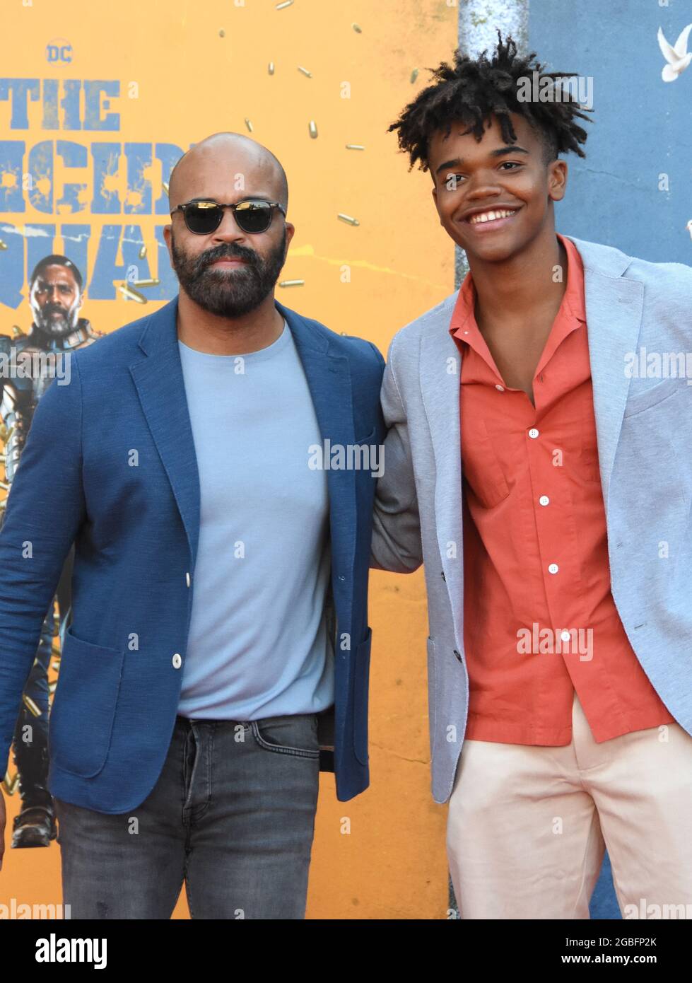 Los Angeles, California, USA 2nd August 2021 Actor Jeffrey Wright and ...