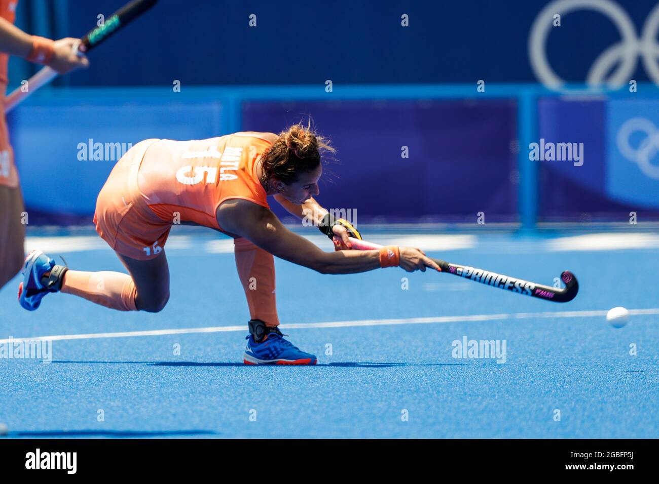 TOKYO, JAPAN - AUGUST 4: Frederique Matla of the Netherlands scores the ...