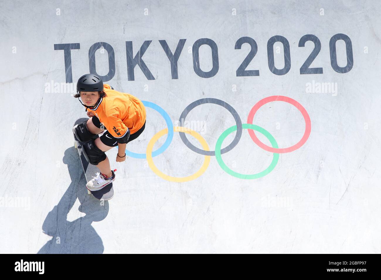 Tokyo, Japan. 4th Aug, 2021. Misugu Okamoto (JPN) Skateboarding : Women ...