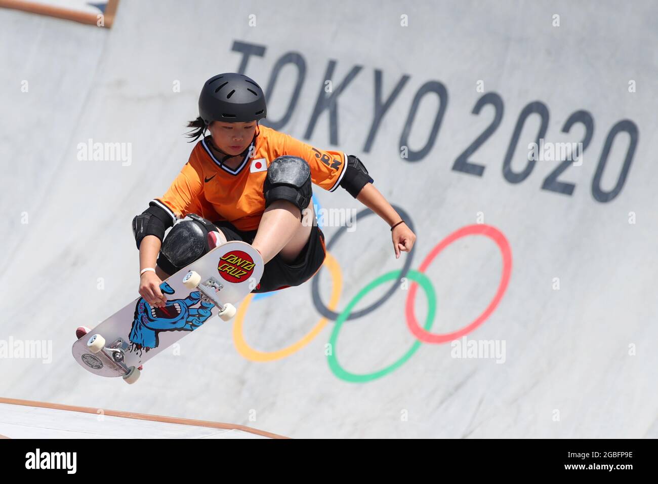 Tokyo, Japan. 4th Aug, 2021. Misugu Okamoto (JPN) Skateboarding : Women ...