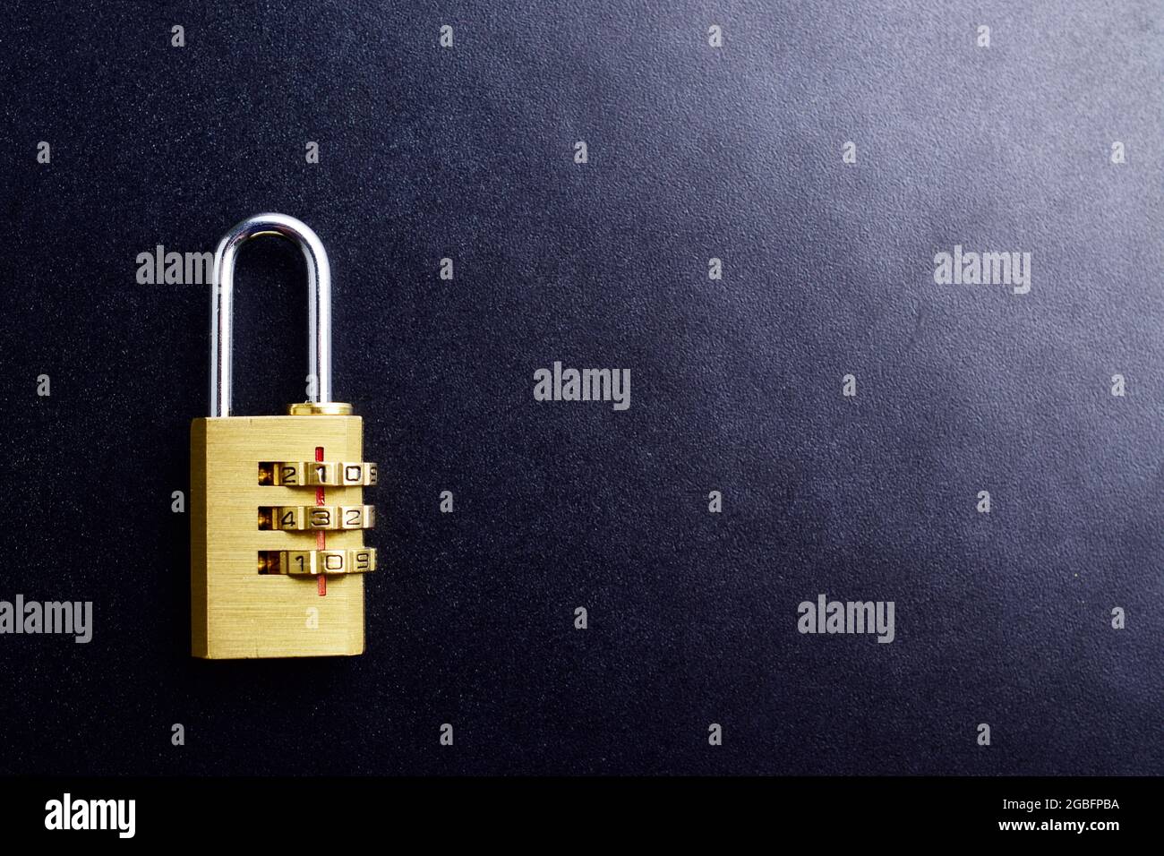lock on black background , safety concept Stock Photo - Alamy