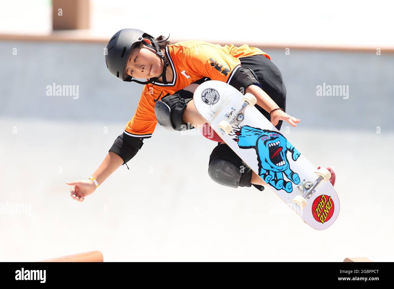 Tokyo, Japan. 4th Aug, 2021. Misugu Okamoto (JPN) Skateboarding : Women ...