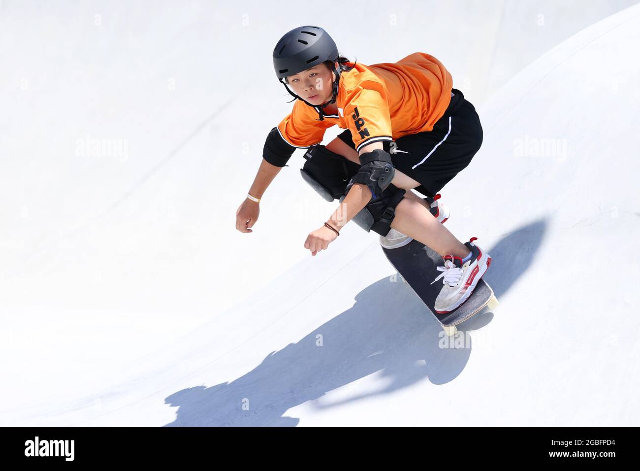 Tokyo, Japan. 4th Aug, 2021. Misugu Okamoto (JPN) Skateboarding : Women ...