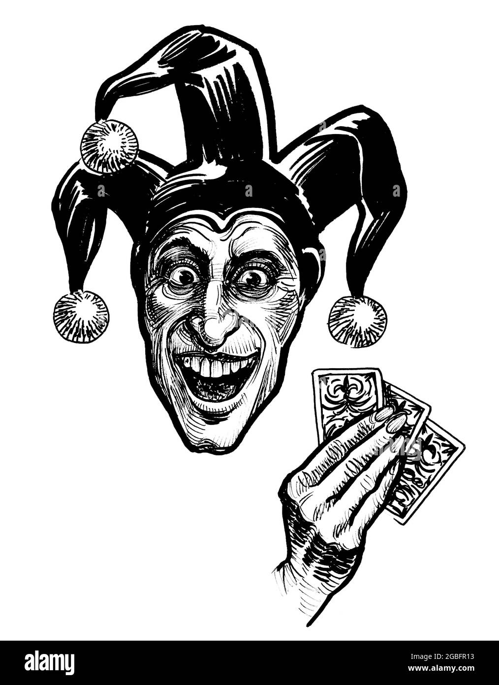 Man playing cards in Black and White Stock Photos & Images - Alamy