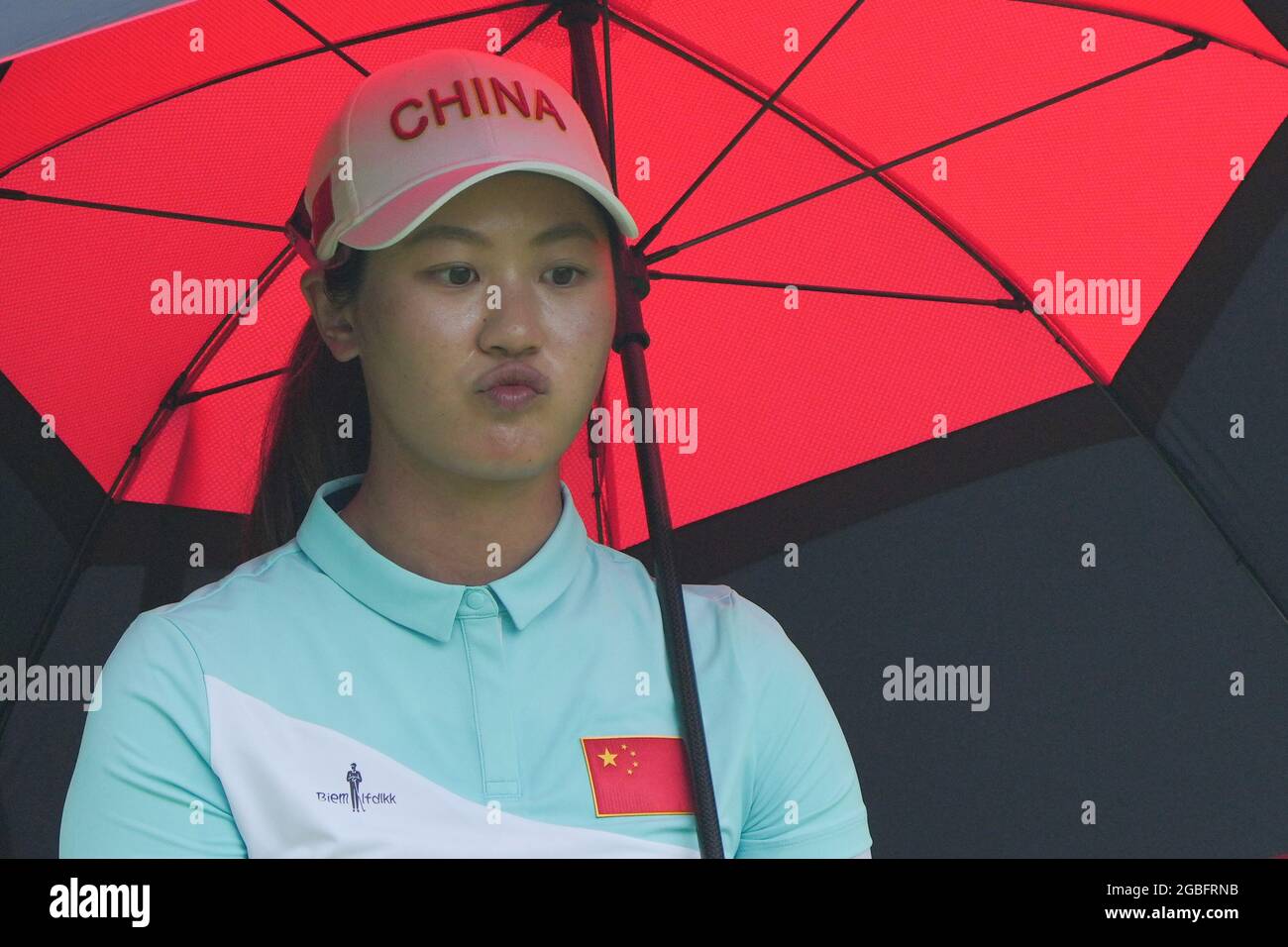 Saitama, Japan. 4th Aug, 2021. Lin Xiyu of China reacts during the ...