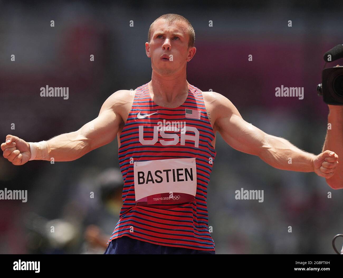 Tokyo, Japan. 4th Aug, 2021. Steven Bastien of the United States ...