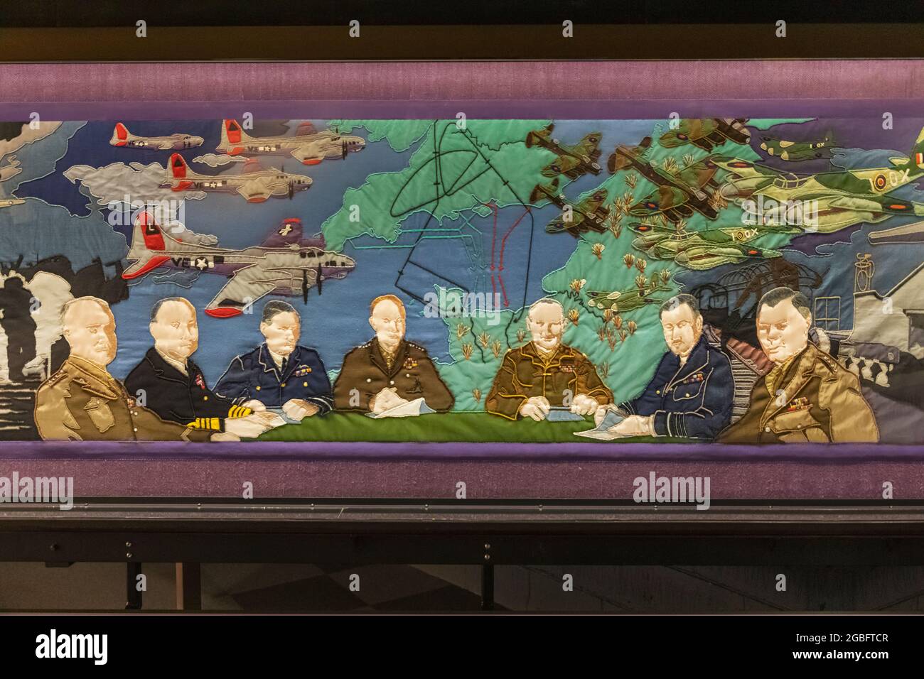 England, Hampshire, Portsmouth, Southsea, The D-Day Story Museum, The ...