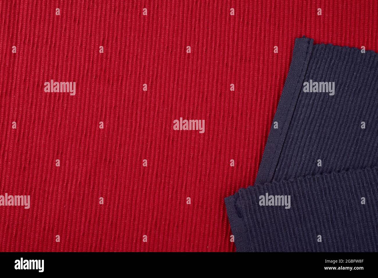 Texture Of Cotton Placemat Stock Photo - Alamy