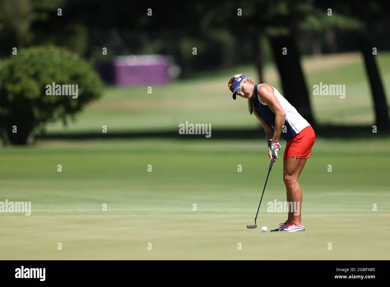 Saitama, Japan. 3rd Aug, 2021. Lexi Thompson (USA) Golf : Women's ...