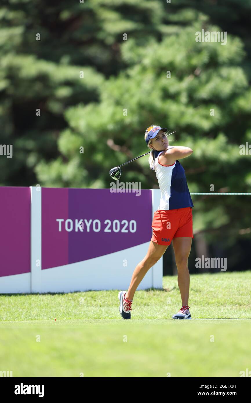 Saitama, Japan. 3rd Aug, 2021. Lexi Thompson (USA) Golf : Women's ...
