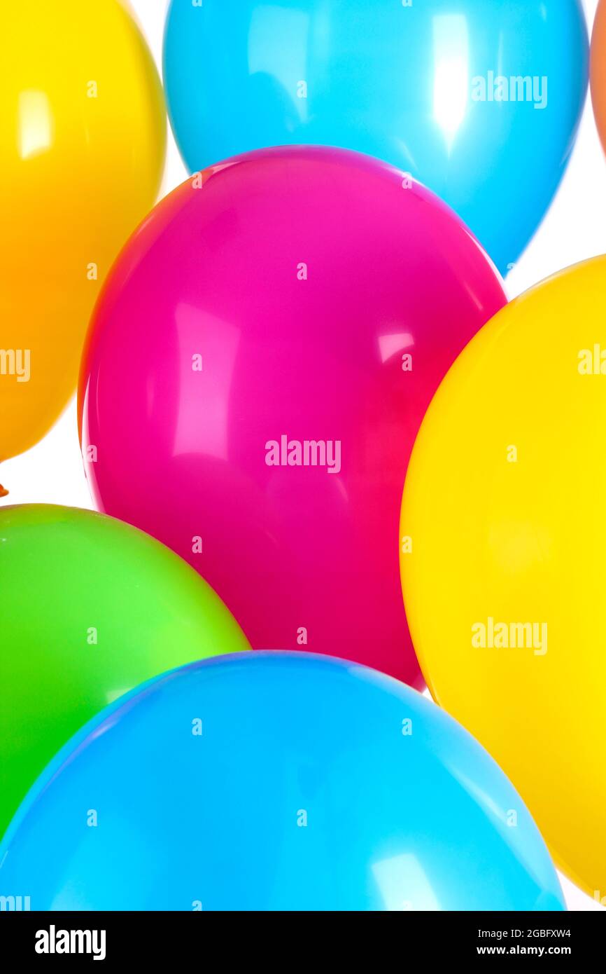 Colorful balloons background Stock Photo - Alamy