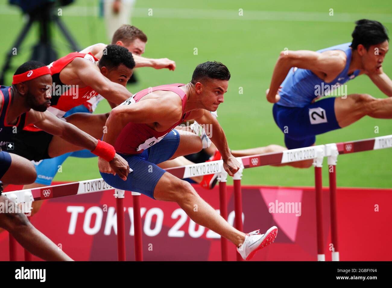 Tokyo, Japan. 4th Aug, 2021. USA's DEVON ALLEN competes in the Men's ...