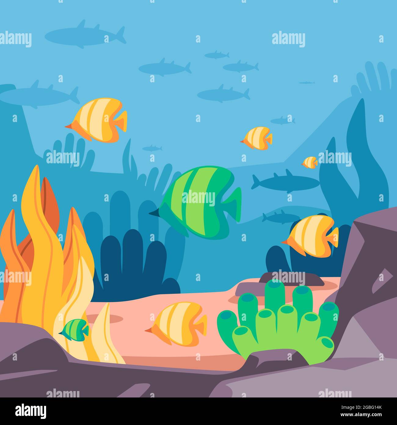 Underwater Cartoon Designs