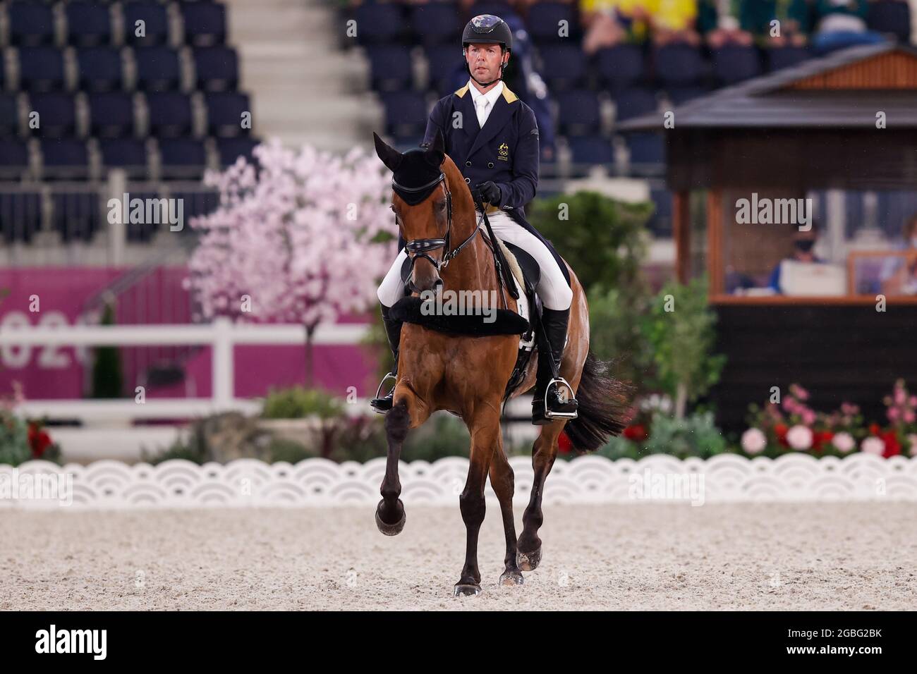 TOKYO, JAPAN - JULY 30: Kevin McNab of Australia competing on Eventing ...