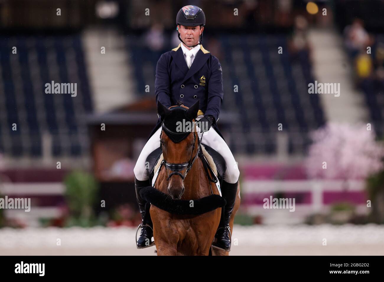 TOKYO, JAPAN - JULY 30: Kevin McNab of Australia competing on Eventing ...
