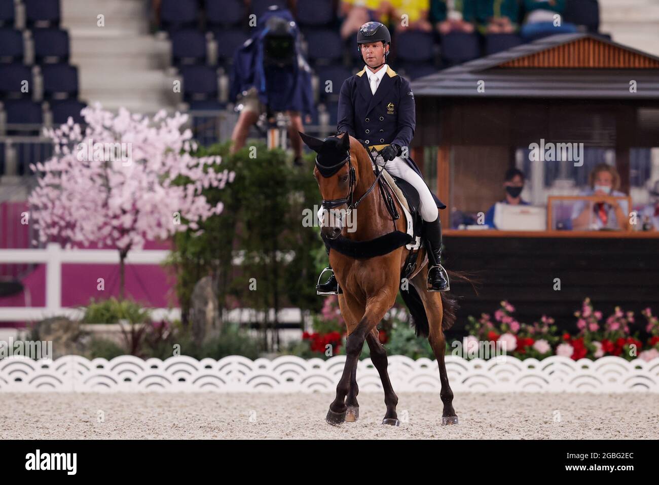 TOKYO, JAPAN - JULY 30: Kevin McNab of Australia competing on Eventing ...