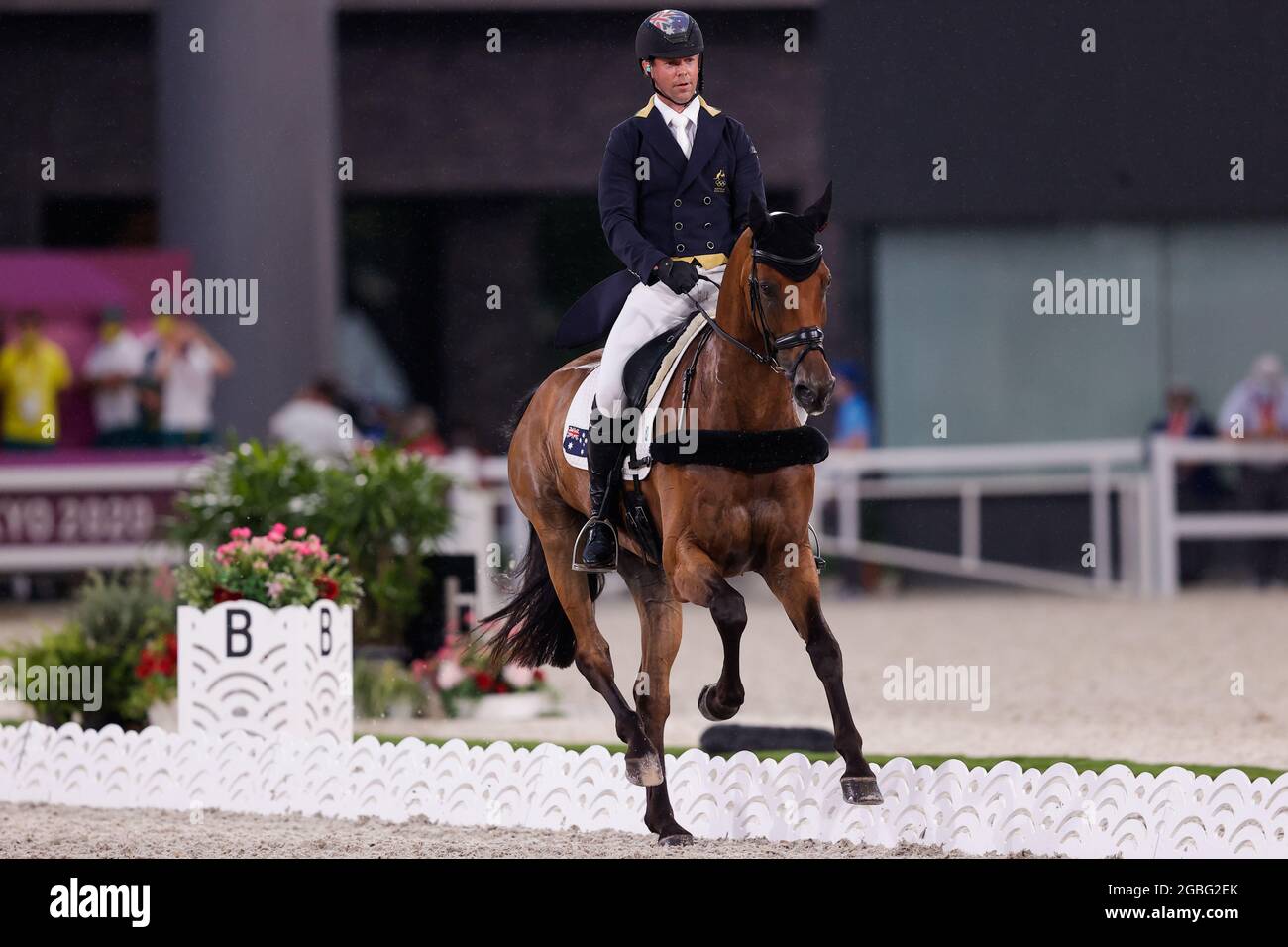 TOKYO, JAPAN - JULY 30: Kevin McNab of Australia competing on Eventing ...