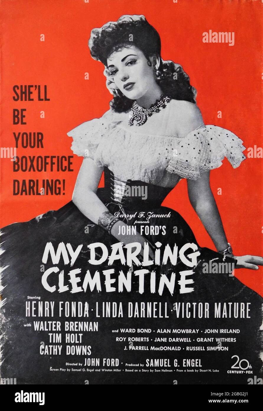 HENRY FONDA as Wyatt Earp VICTOR MATURE as Doc Holliday and LINDA ...