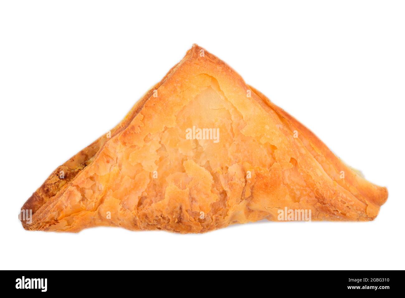 Aloo Patty Isolated On White Background With Clipping Path Stock Photo ...