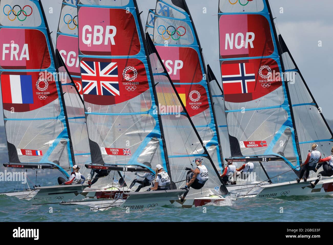 General view, AUGUST 3rd, 2021 - Sailing : Women's Skiff - 49er FX ...