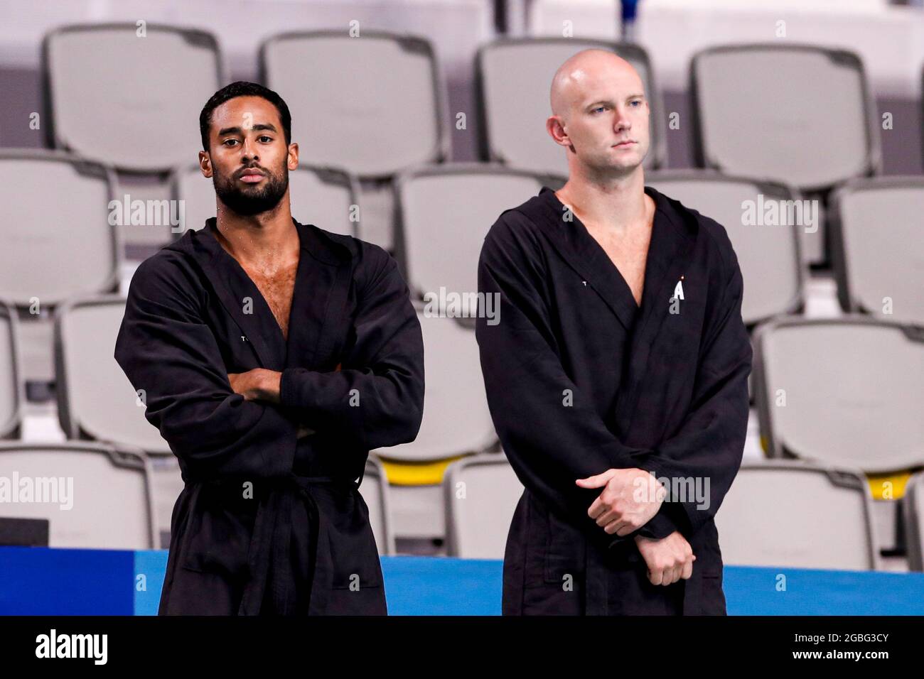 TOKYO, JAPAN - AUGUST 4: Max Irving of United States, Ben Stevenson of ...