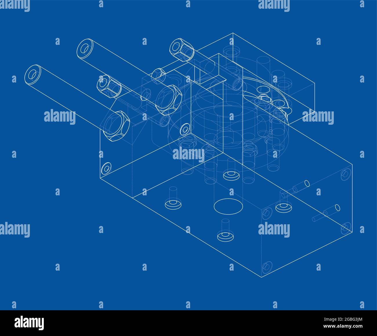 Abstract industry object concept. Vector Stock Vector Image & Art - Alamy