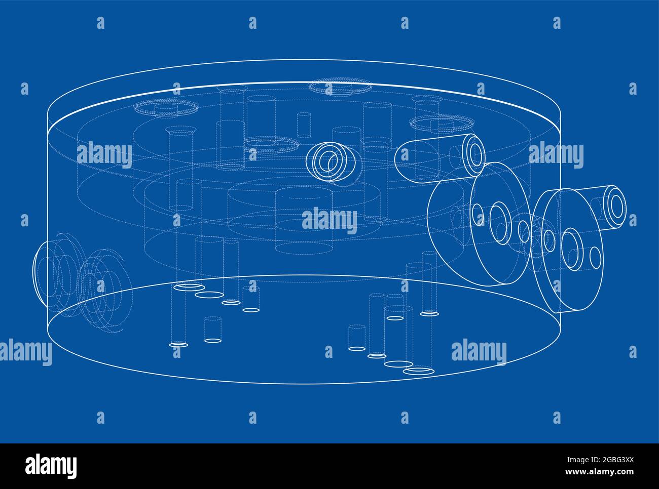 Abstract industry object concept. Vector Stock Vector Image & Art - Alamy