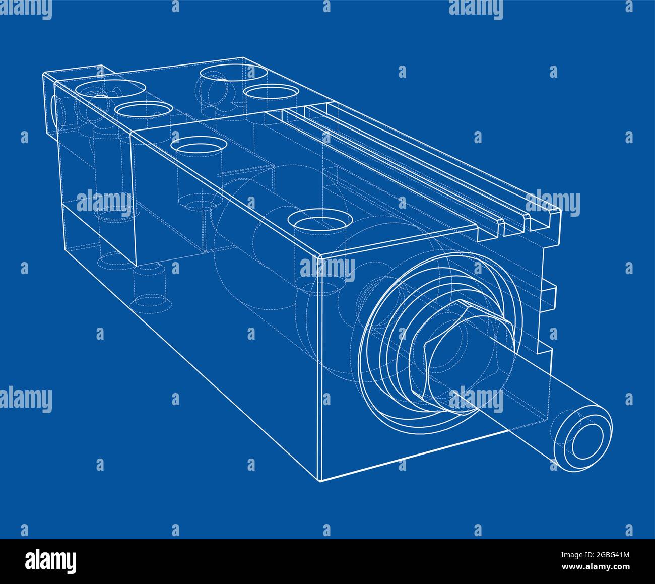 Abstract industry object concept. Vector Stock Vector Image & Art - Alamy