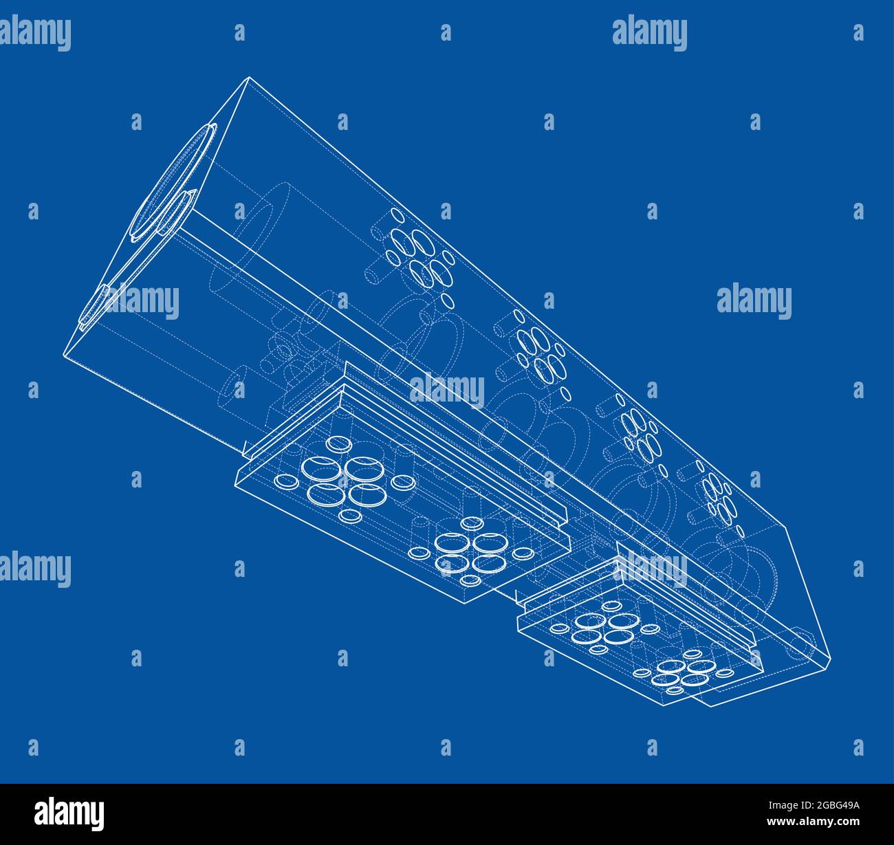 Abstract industry object concept. Vector Stock Vector Image & Art - Alamy