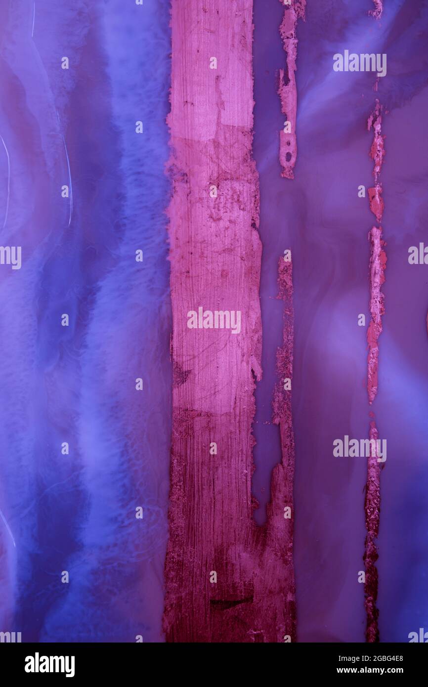 Artistic bright splash. Liquid artwork. Purple marble texture. Abstract ...