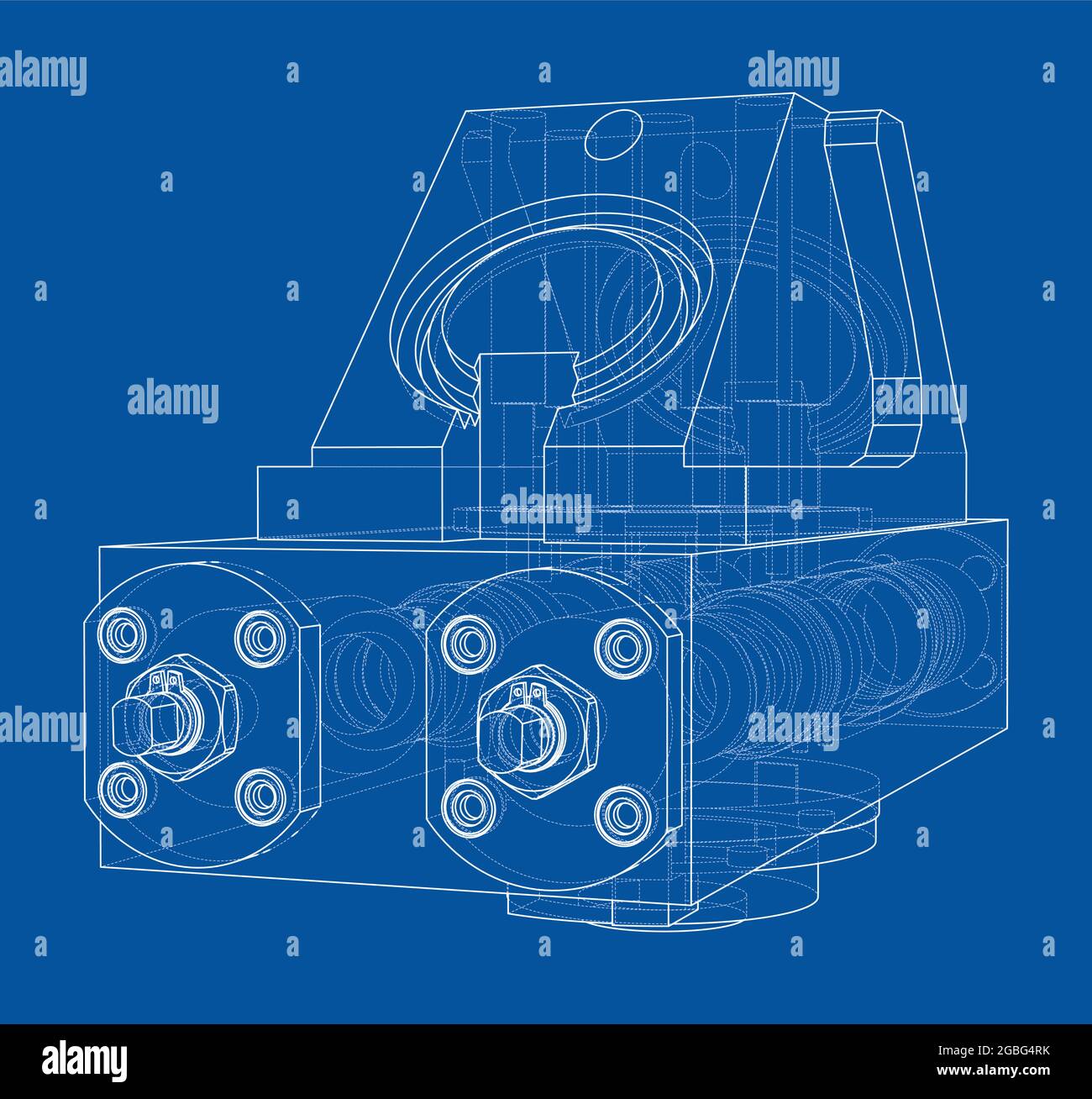 Abstract industry object concept. Vector Stock Vector Image & Art - Alamy