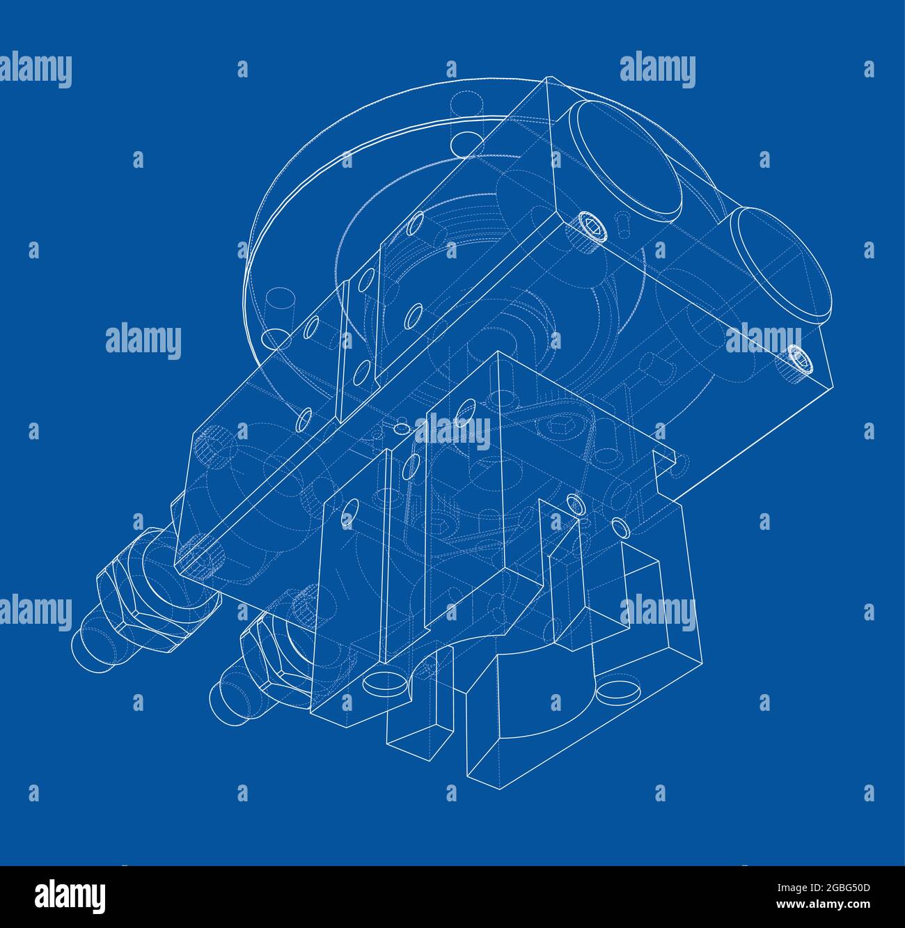 Abstract industry object concept. Vector Stock Vector Image & Art - Alamy