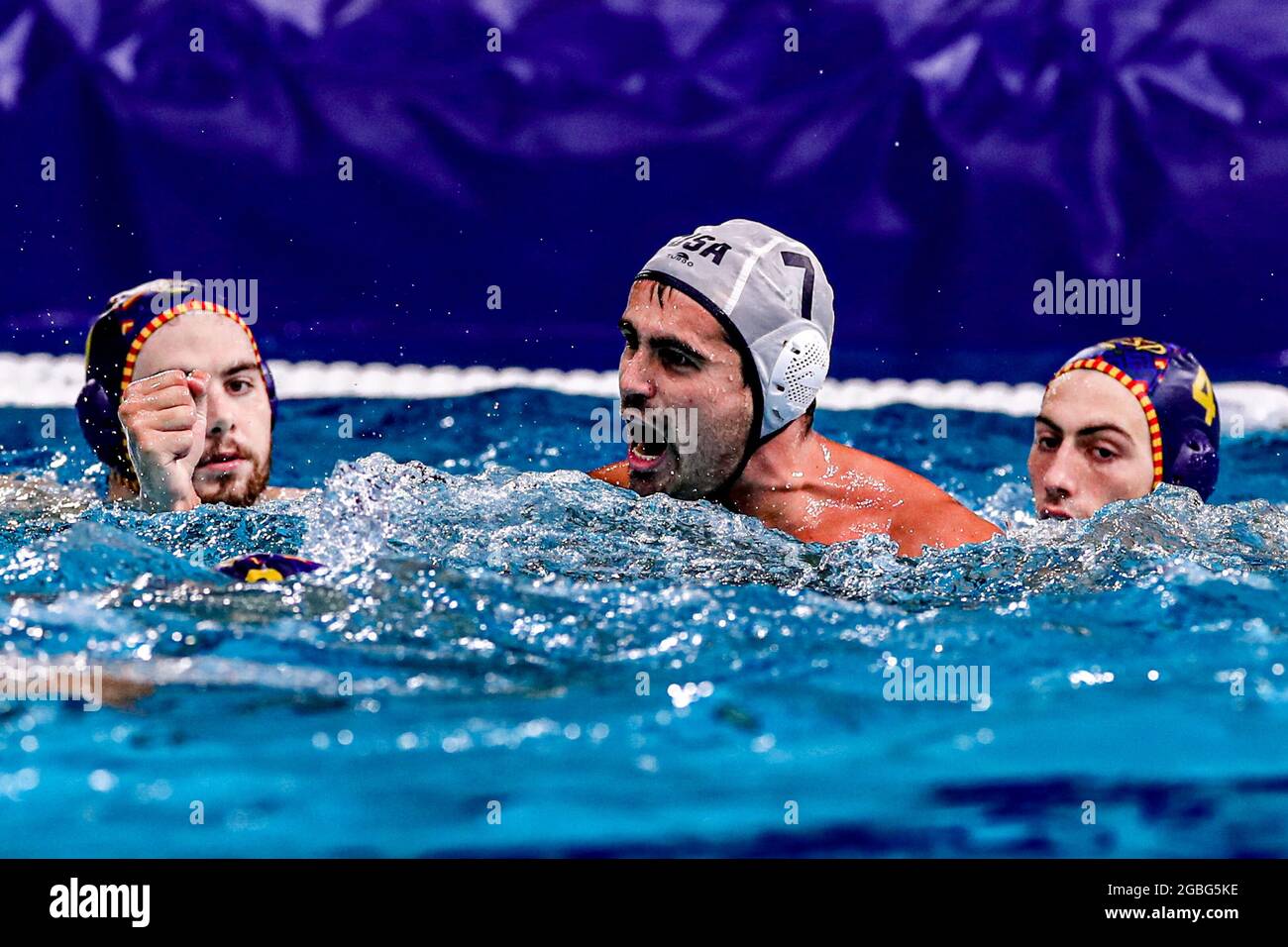 TOKYO, JAPAN - AUGUST 4: Ben Hallock of United States celebrating ...