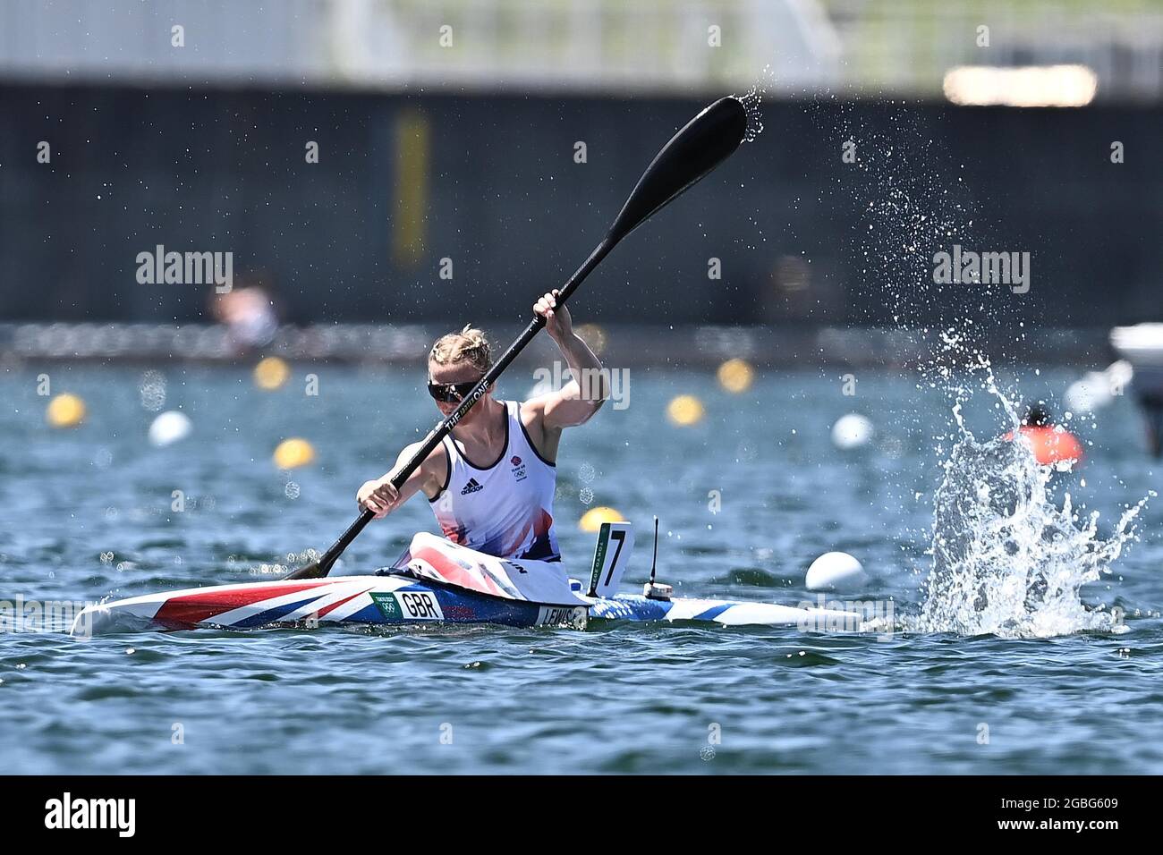 Tokyo, Japan. 04th Aug, 2021. Canoe Sprint. Qualification. Sea Forest ...