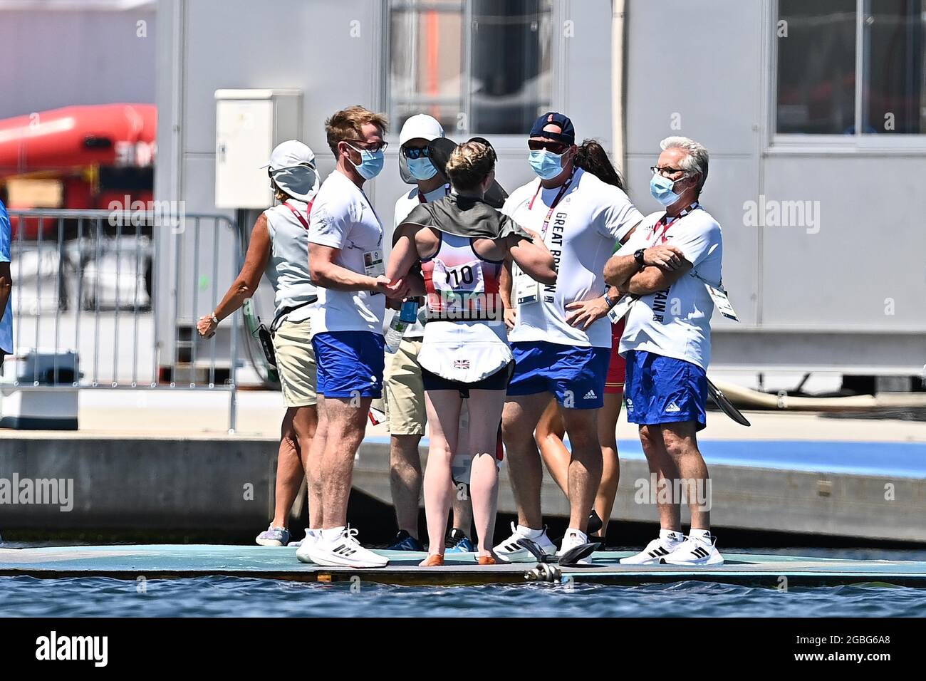 Tokyo, Japan. 04th Aug, 2021. Canoe Sprint. Qualification. Sea Forest ...