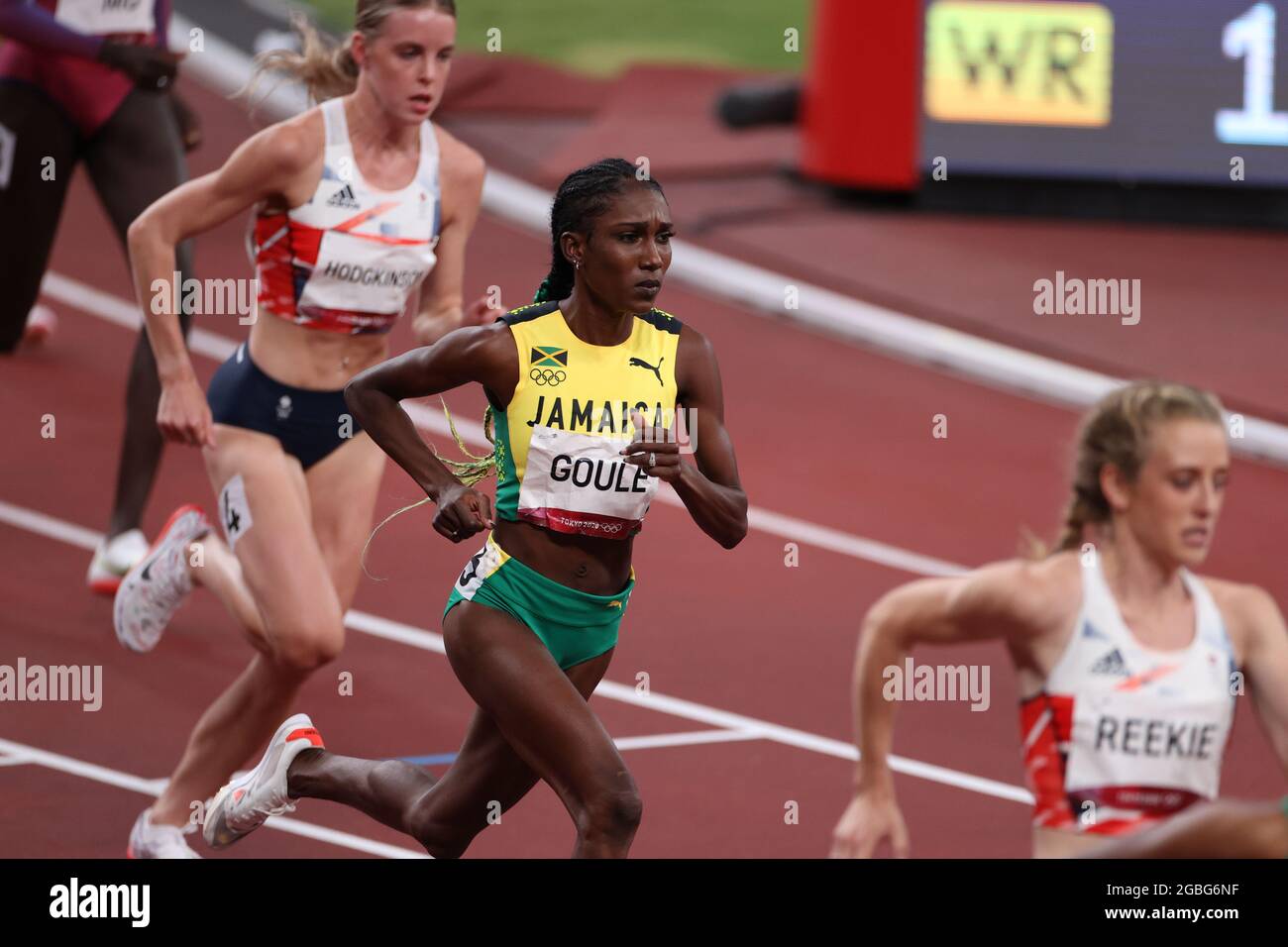 Tokyo, Japan. 3rd Aug, 2021. GOULE Natoya (JAM) Athletics : Women's ...