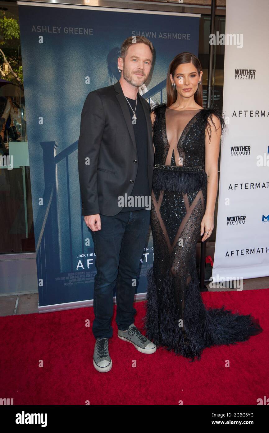 Los Angeles, Ca. 3rd Aug, 2021. Shawn Ashmore and Ashley Greene attend ...