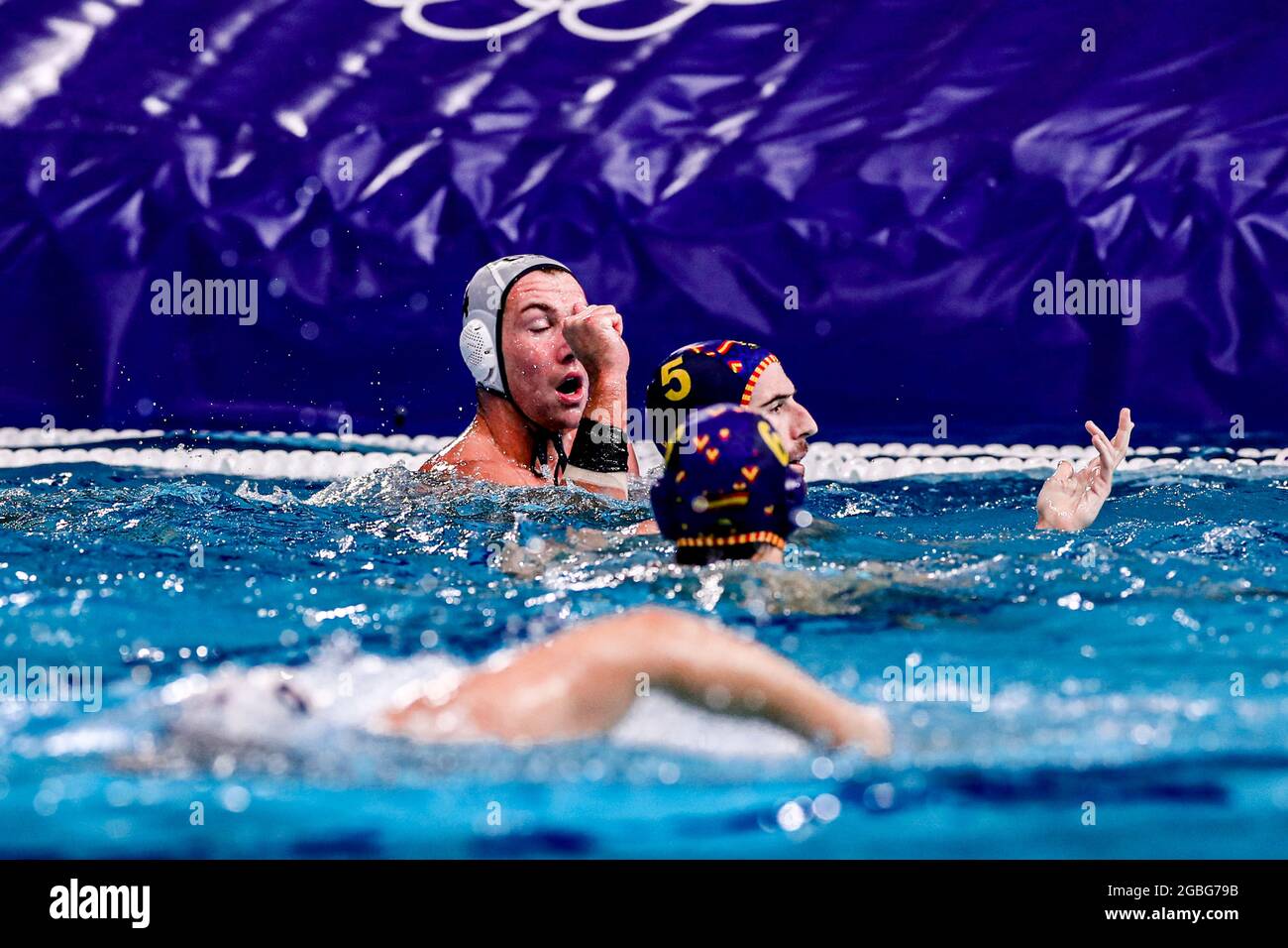 TOKYO, JAPAN - AUGUST 4: Alex Obert of United States celebrating ...