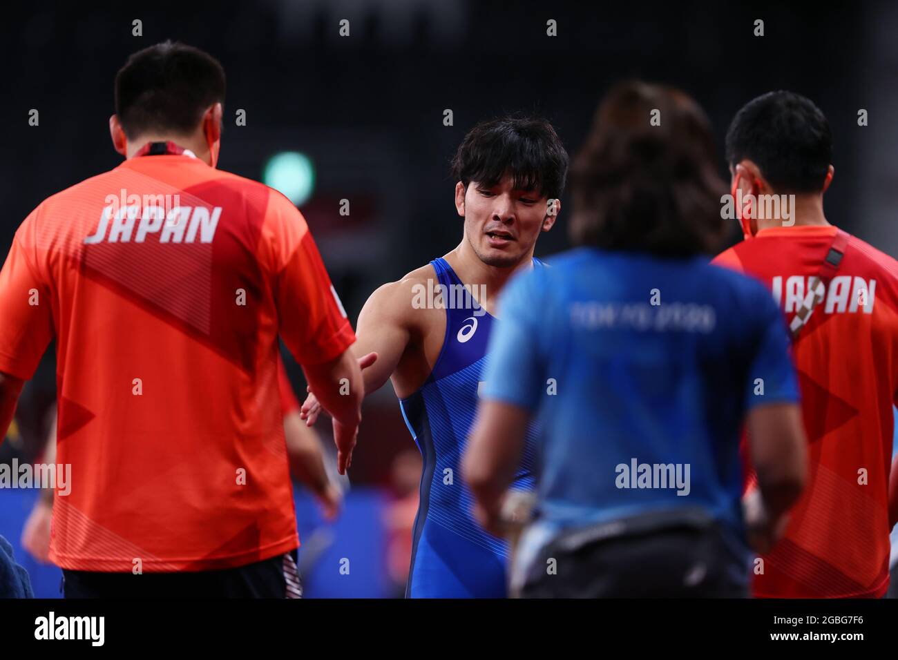 Tokyo, Japan. 4th Aug, 2021. Sosuke Takatani (JPN) Wrestling : Men's ...