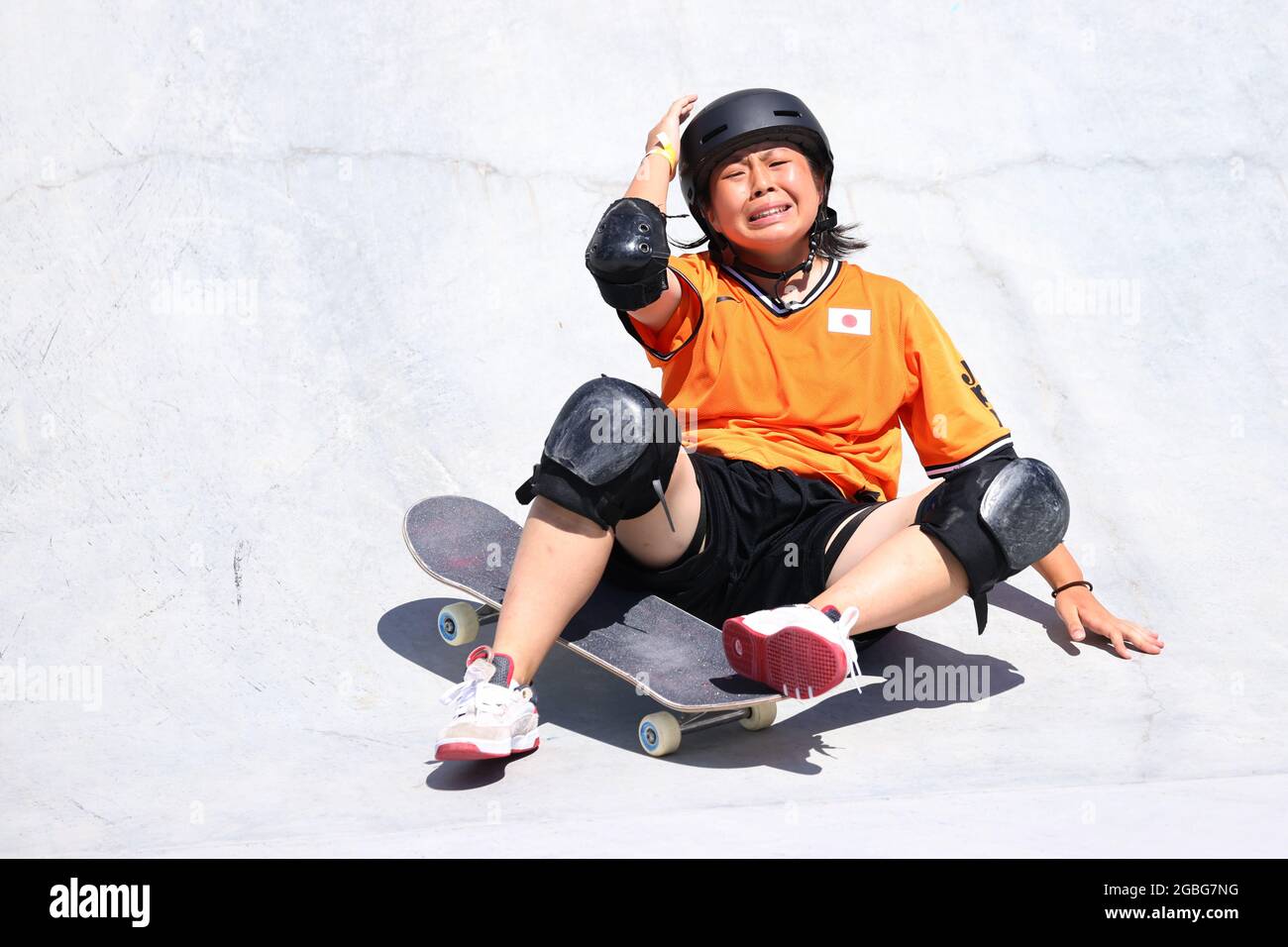 Tokyo, Japan. 4th Aug, 2021. Misugu Okamoto (JPN) Skateboarding : Women ...