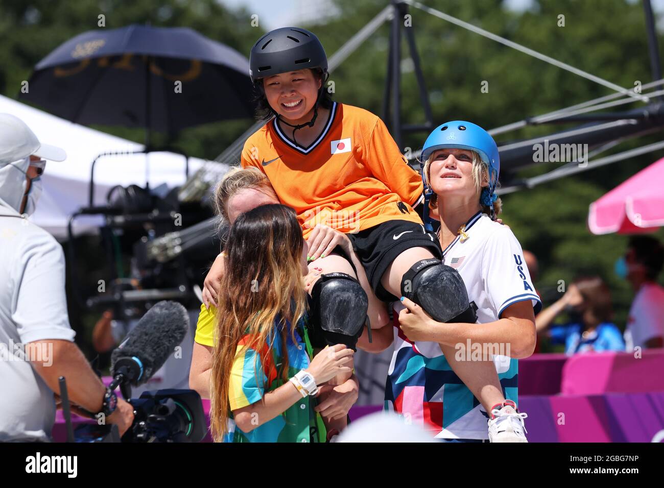 Tokyo, Japan. 4th Aug, 2021. Misugu Okamoto (JPN) Skateboarding : Women ...