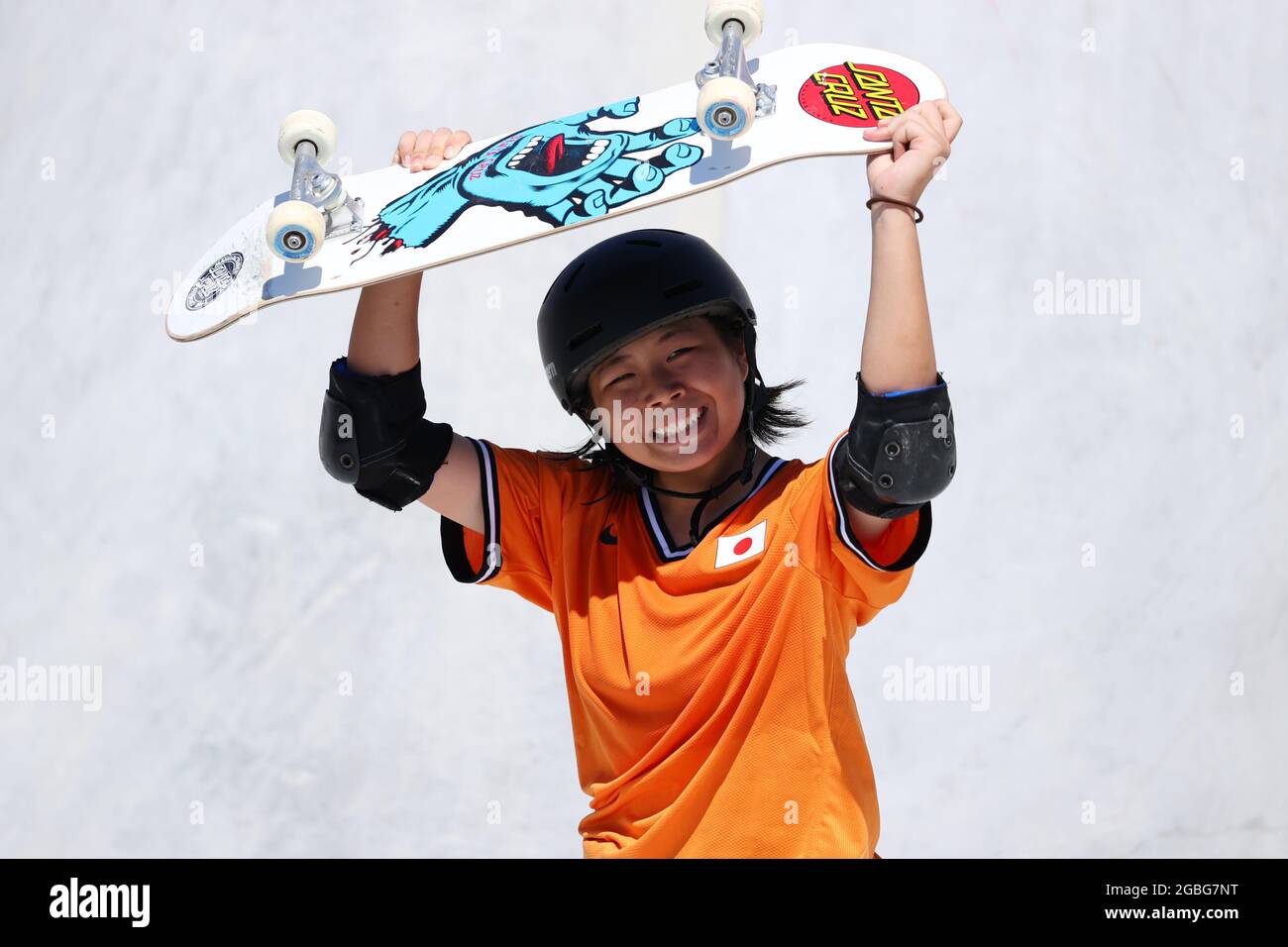 Tokyo, Japan. 4th Aug, 2021. Misugu Okamoto (JPN) Skateboarding : Women ...