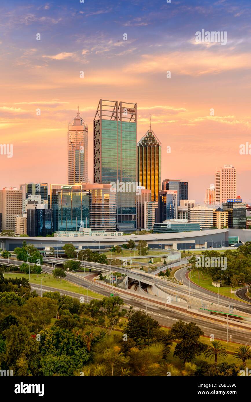 Central park tower perth hi-res stock photography and images - Alamy