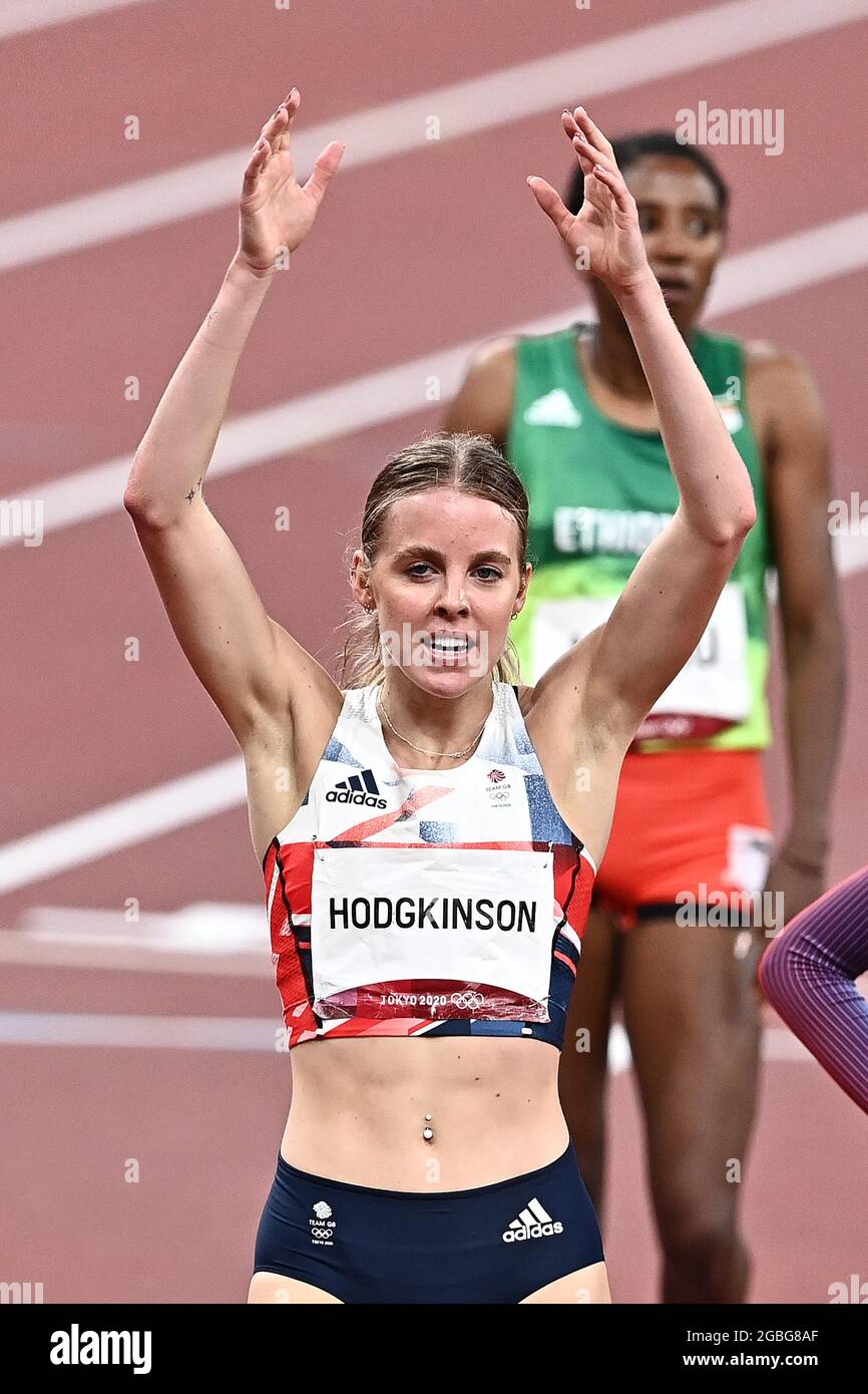 Tokyo, Japan. 03rd Aug, 2021. Athletics. Olympic stadium. 10-1 ...