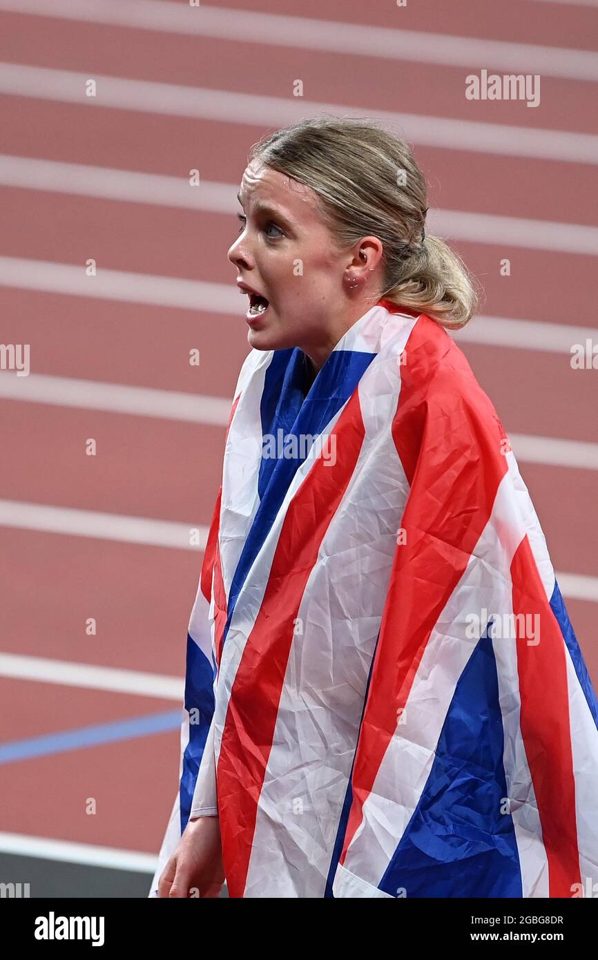 Tokyo, Japan. 03rd Aug, 2021. Athletics. Olympic stadium. 10-1 ...