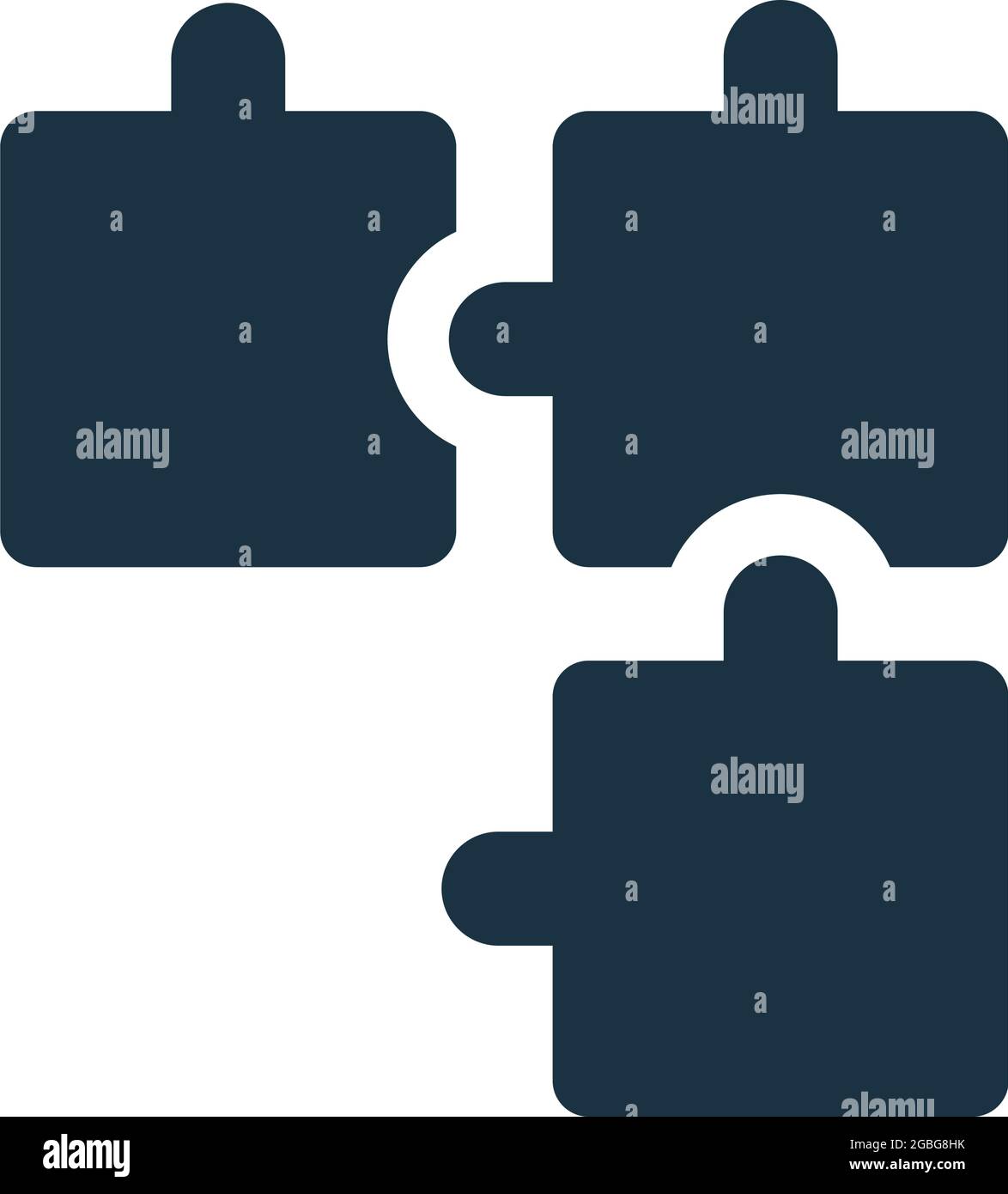 Puzzle, solution icon - Simple editable vector EPS file Stock Vector ...