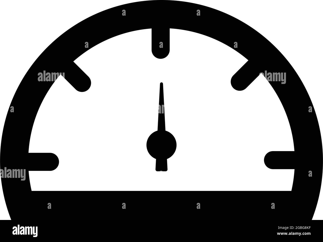 Performance, speedometer icon - Simple editable vector EPS file Stock ...