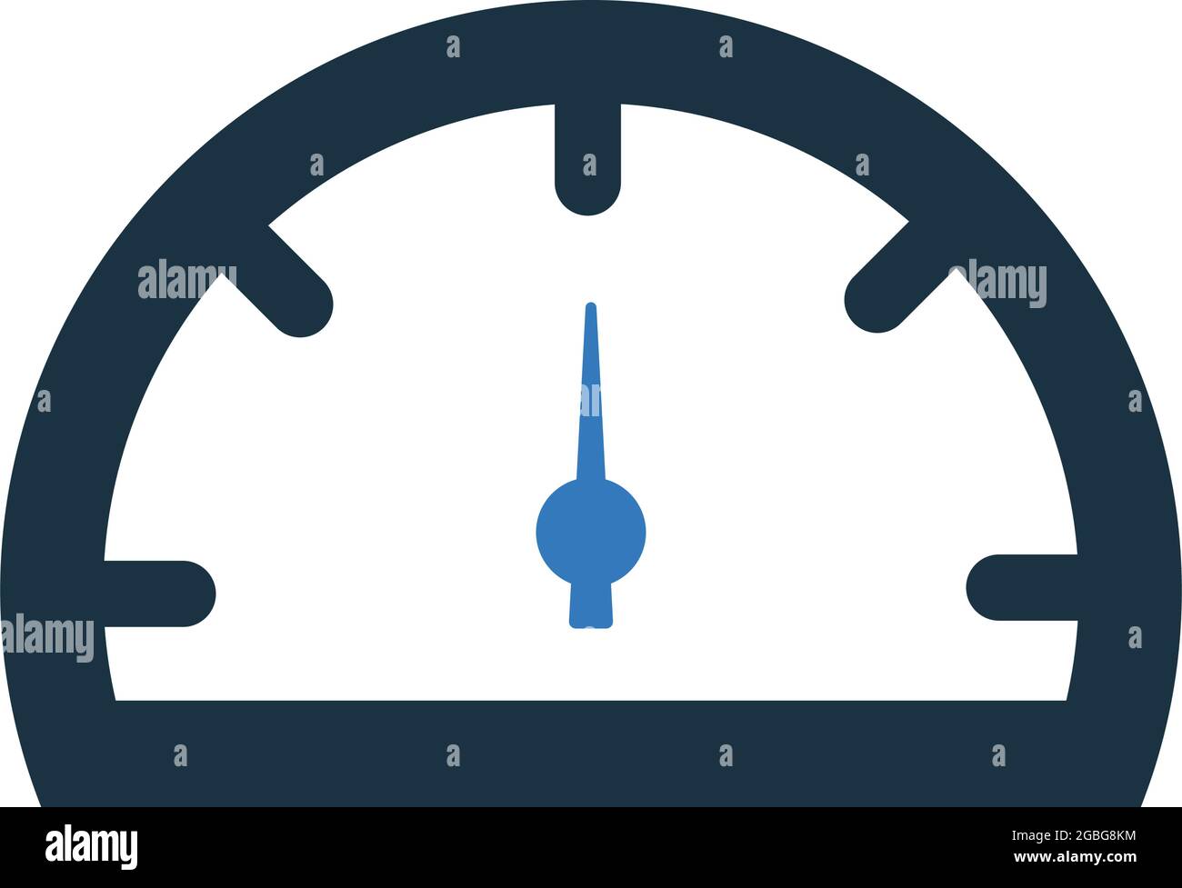 Performance, speedometer icon - Simple editable vector EPS file Stock ...