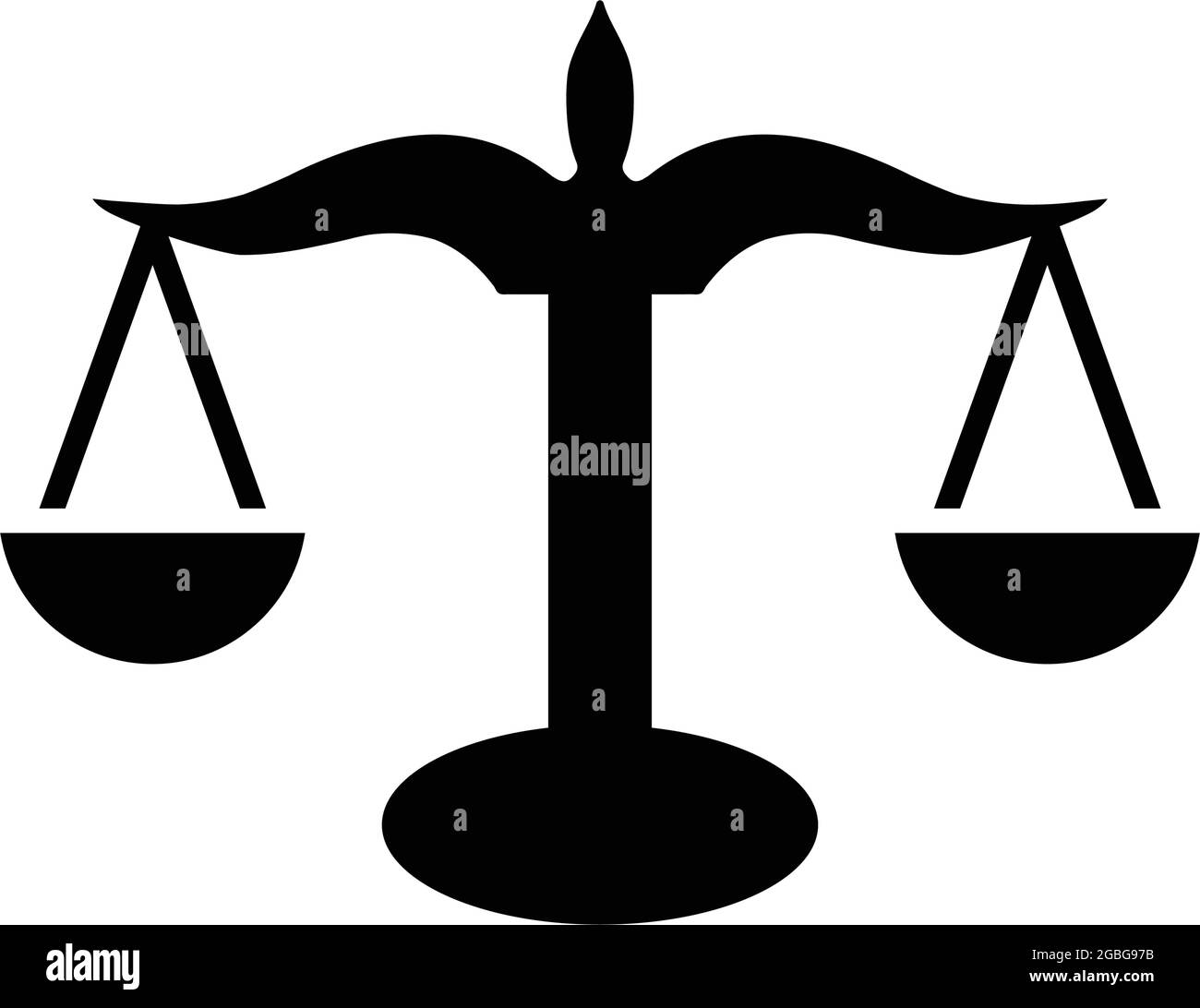 Balance, justice, law icon - Use for commercial purposes, print media ...