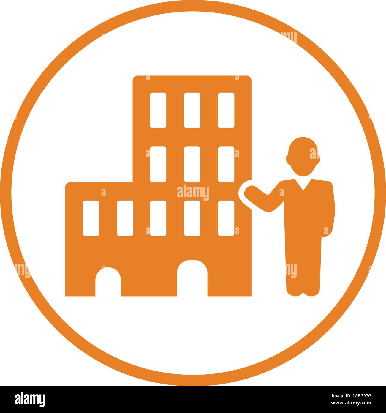 Building, manager, office icon - Use for commercial purposes, print ...